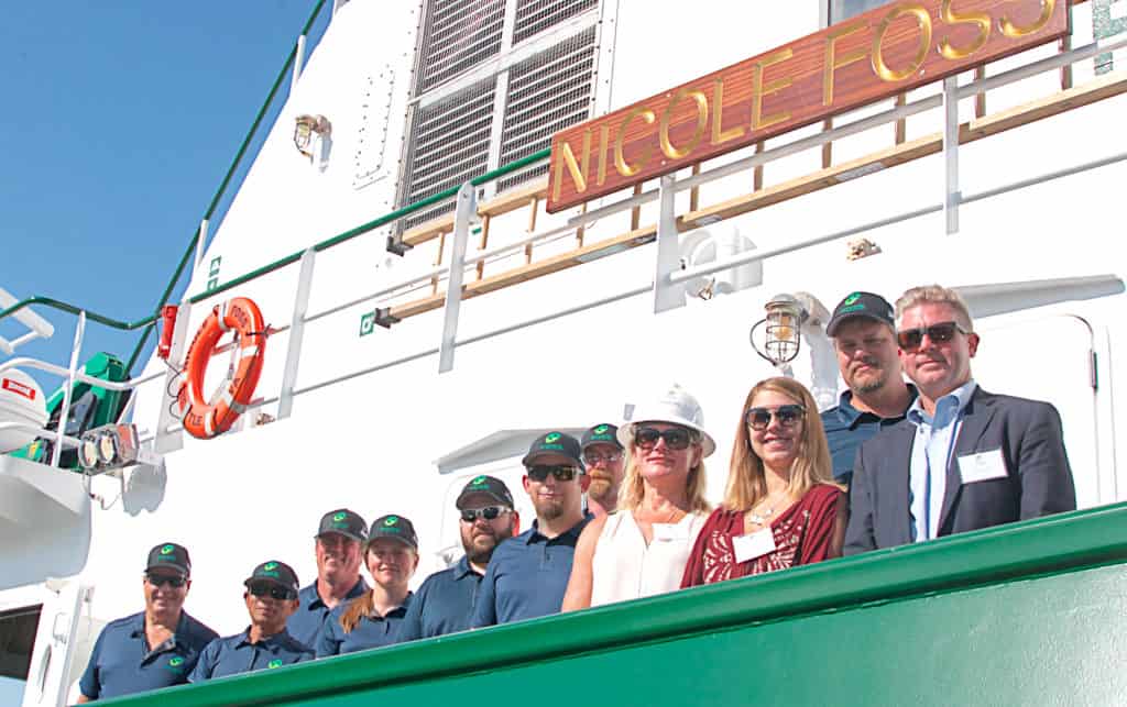 Final of Three Ice Class Ocean Tugs Christened - Foss Maritime Company, LLC
